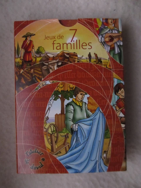 JEU DE 7 Familles Les Metiers Du Moyen-Age - Atelier De David - Neuf ...
