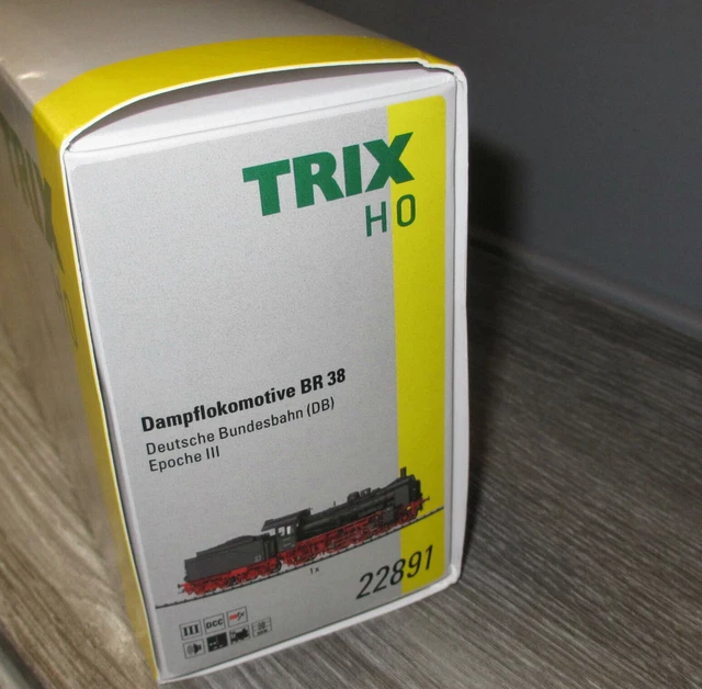 TRIX H0 22891 DB Dampflok BR 38, Digital, Sound, Top EUR 379,99 ...