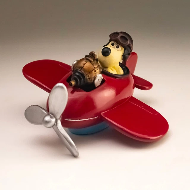 WALLACE & GROMIT Vivid Imagination Gromit Pilot Aeroplane Close Shave ...