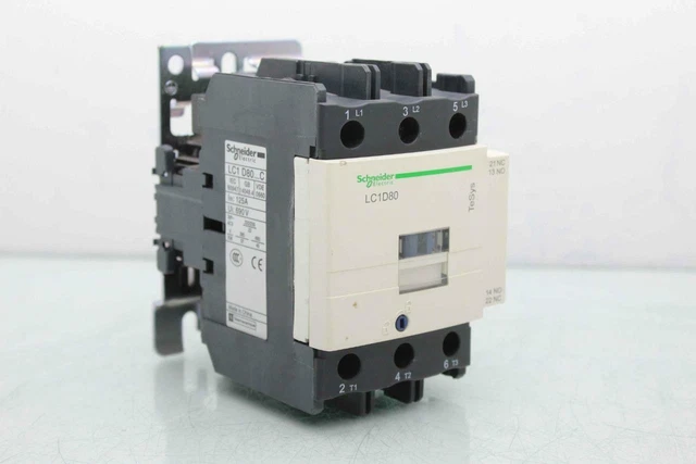 SCHNEIDER LC1D80 CONTACTOR Telemecanique 80 Un 230VAC 3 No EUR 50,04 - PicClick FR