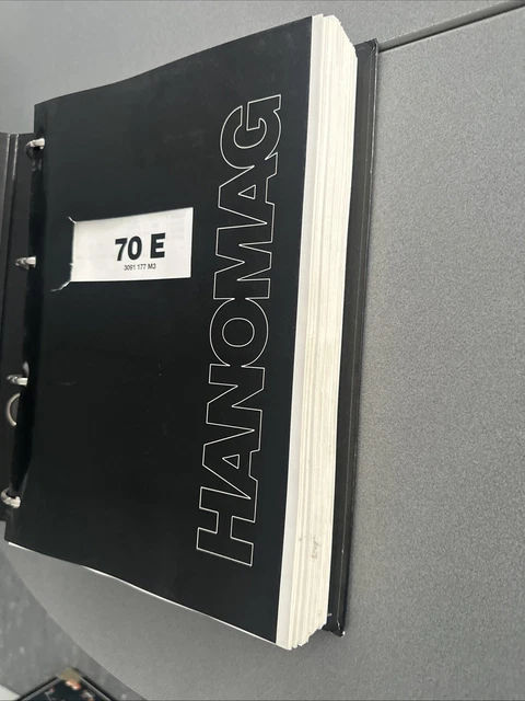 X 138 HANOMAG 70E Bedienungsanleitung Wartungsanleitung service manual EUR 40,00 - PicClick DE