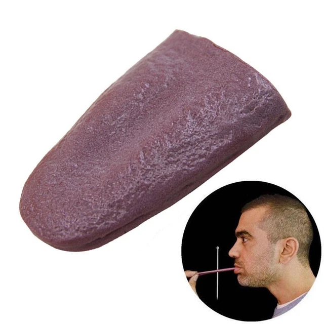 BEST NEW PRANK Halloween Harmless Realistic Fake Tongue Joke Prank ...