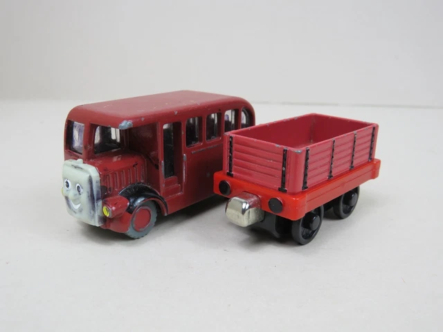 THOMAS THE TANK Engine Take N Play Bertie the Bus voiture cargo courbe ...