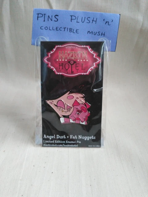 VIVZIEPOP HAZBIN HOTEL Angel Dust Fat Nuggets Pre-Order Plush Pin ...