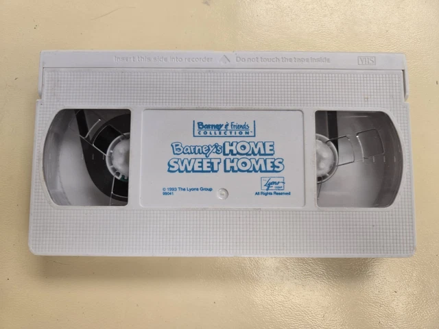 VTG VHS BARNEY & Friends Collection Barney's Home Sweet Homes Video ...