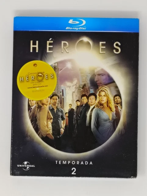 HEROES SEASON 2 (Blu-ray, 2010 English, Spanish Packaging) $16.99 ...
