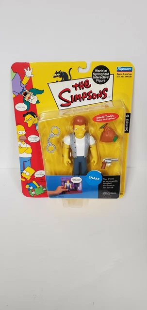 THE SIMPSONS - Snake series 6 World of Springfield figure by Playmates ...