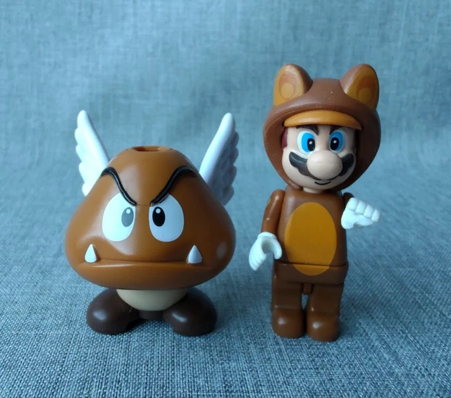 LOT DE 2 figurines Super Mario Bros Flying Goomba Mario 2" Nintendo ...