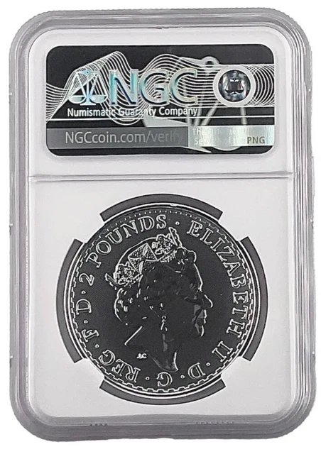 2023 GREAT BRITAIN UK 1oz Silver Britannia NGC MS70 Queen Label OBO ...