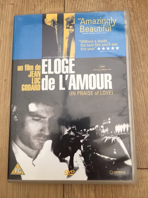 ELOGE DE L’AMOUR DVD Un Film de Jean Luc Godard Optimum Releasing PG £7 ...