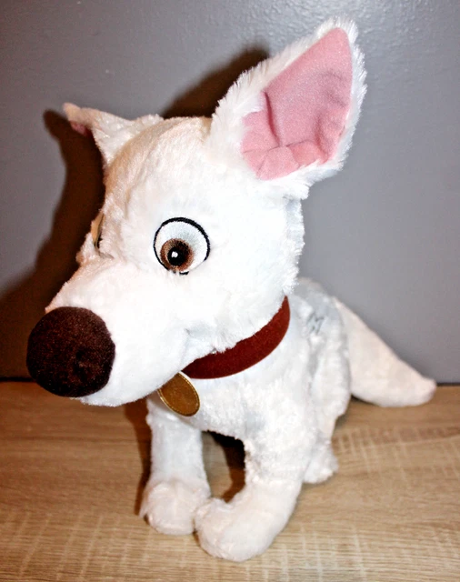 DISNEY MOVIE BOLT / Lightening Dog /Plush Soft Toy / Disneyland Paris £ ...