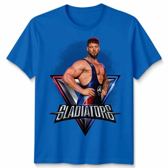 GLADIATORS GIANT T-SHIRT Mens Womens 90s TV Series Game Show Action ...