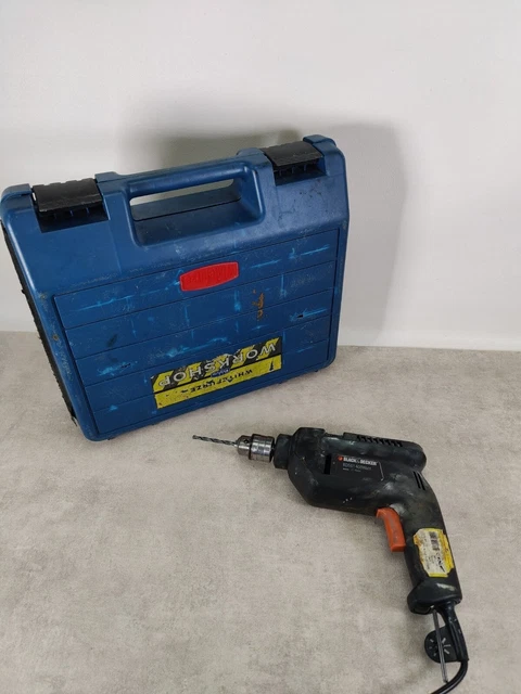 BLACK & DECKER Hammer Drill BD142 500W 13mm 2600/3000RPM £17.99 ...