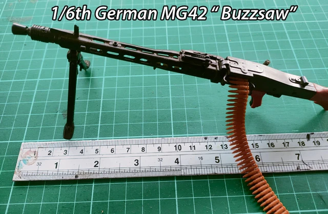 MG42 MACHINE GUN german ww2 1/6 scale $21.95 - PicClick AU