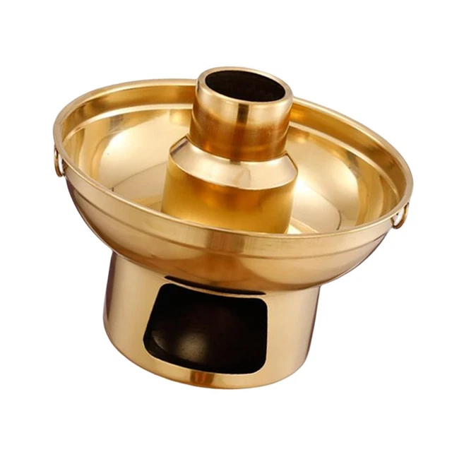 OLD BEIJING HOTPOT Stainless Steel Hot Pot Vintage Style Cookware Round ...