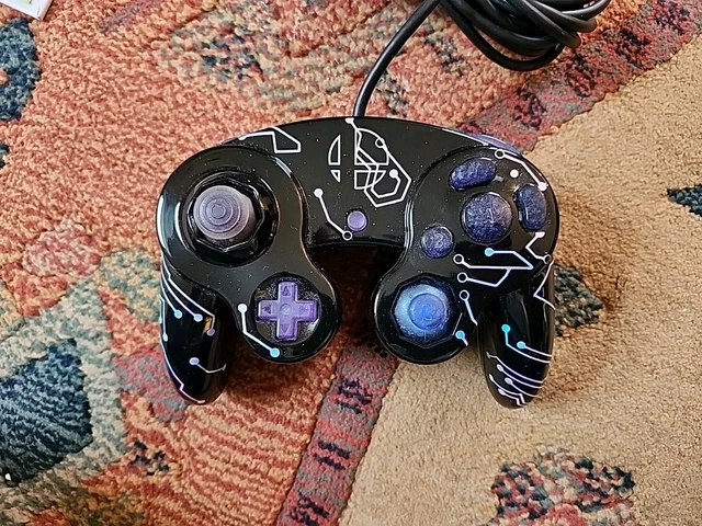 SUPER SMASH BROS Nintendo GameCube Custom Controller Melee & Ultimate ...