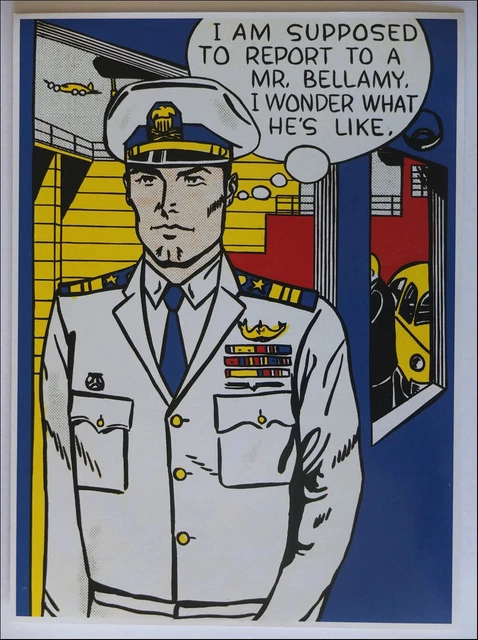 ROY LICHTENSTEIN. MR Bellamy 1962. Planche offset couleur EUR 1,00 ...