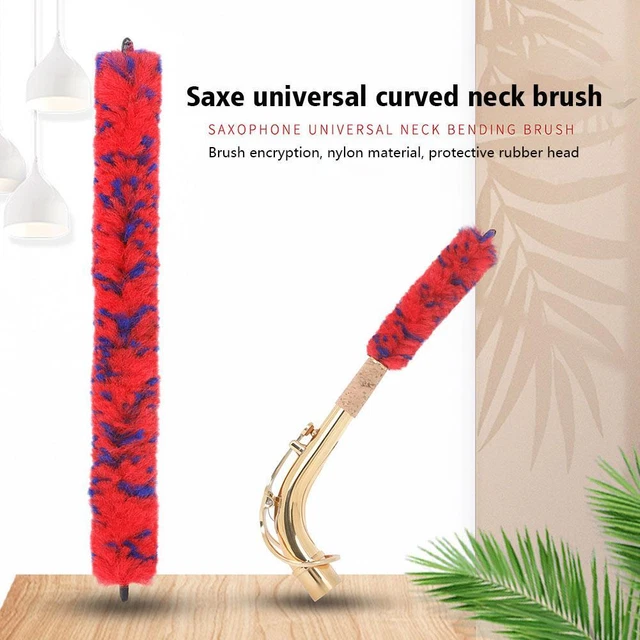 SAXOPHONE CLEANING BRUSH Saxophone Mouth Tube Cleaning Brus Brush Sax h ...