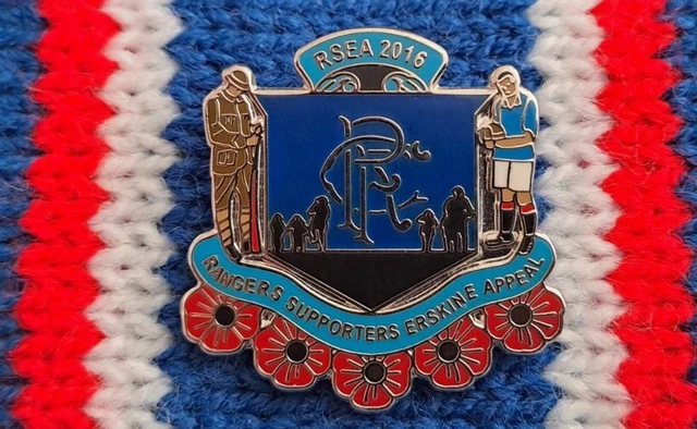 RARE GLASGOW RANGERS "2016 R.s.e.a. Rangers Supporters Erskine Appeal ...