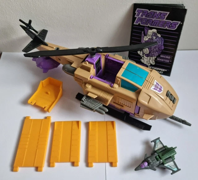 TRANSFORMERS VINTAGE G1 Micromasters Decepticon Skyhopper Set 100% ...