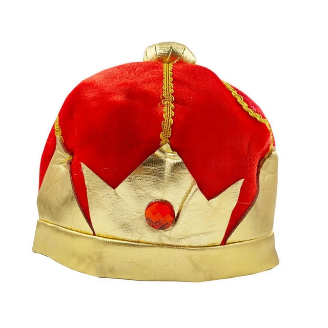 ROYAL KING CROWN Hat Headwear Lovely Theme Party Prop Fashion Emperor ...