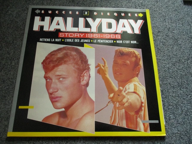 JOHNNY HALLYDAY DOUBLE lp original annees 80 comme neuf hallyday story ...
