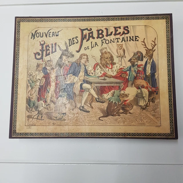 ANCIEN JEU DES fables de la fontaine EUR 900,00 - PicClick FR