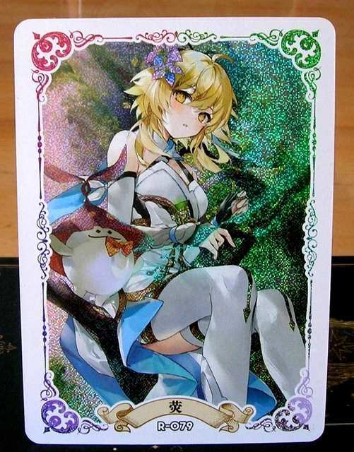 LUMINE GENSHIN IMPACT CARTE Goddess Story ACG Anime Waifu Holo Foil ...