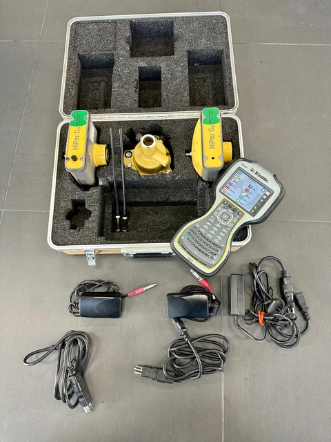 TOPCON HIPER GA GNSS RTK Base Rover 410-470 MHz Digital UHF Radio TSC3 ...