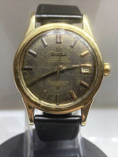 MEN'S GOLD CAPPED Vintage Automatic Wind Omega Constellation Wrist ...