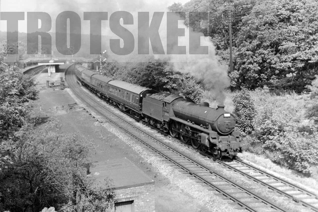 LARGER NEGATIVE BR British Railways Steam Loco 61044 Class B1 Totley ...