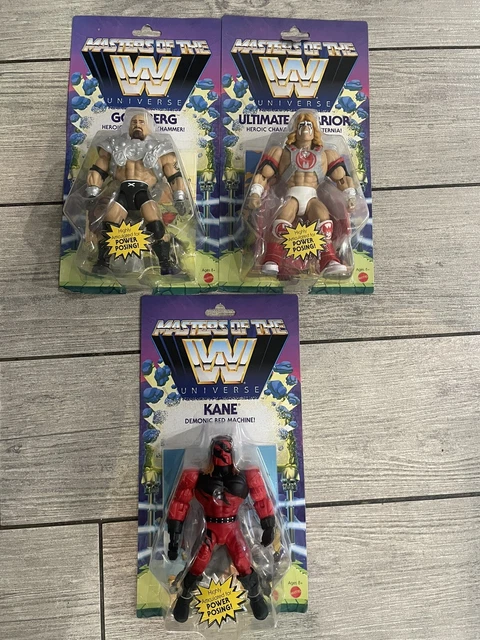 LOT WWE MASTERS of The Universe MOTU Wave 6 Kane Goldberg Ultimate ...