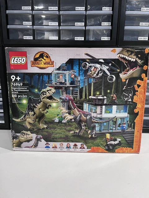 LEGO JURASSIC WORLD: Giganotosaurus & Therizinosaurus Attack (76949 ...