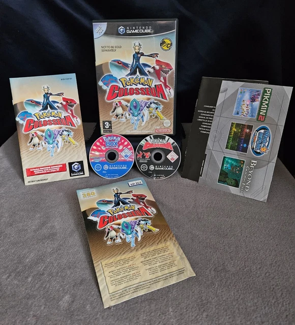 POKEMON COLOSSEUM AND Ruby Sapphire Box Nintendo Gamecube PAL UK £124. ...