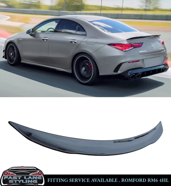 MERCEDES CLA CLASS C118 Rear Boot Trunk Spoiler Amg Style Gloss Black ...
