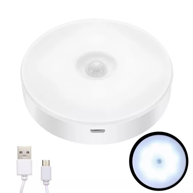 MOTION SENSOR LAMP Human Body Induction Lights LED Wireless Night Light ...