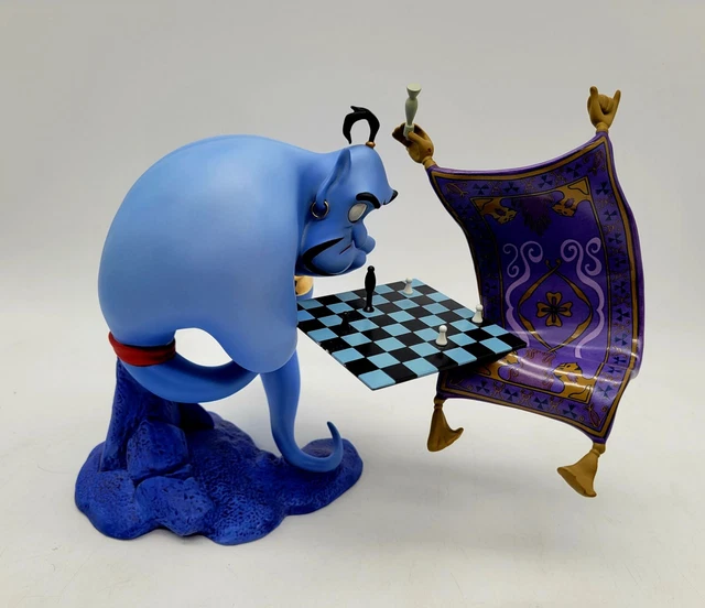 WDCC DISNEY GENIE and Magic Carpet Figurine Aladdin I'm Losing to a Rug ...