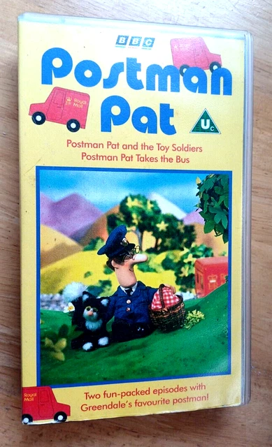 POSTMAN PAT AND THE TOY SOLDIERS & TAKES THE BUS Kids TV series PAL VHS ...