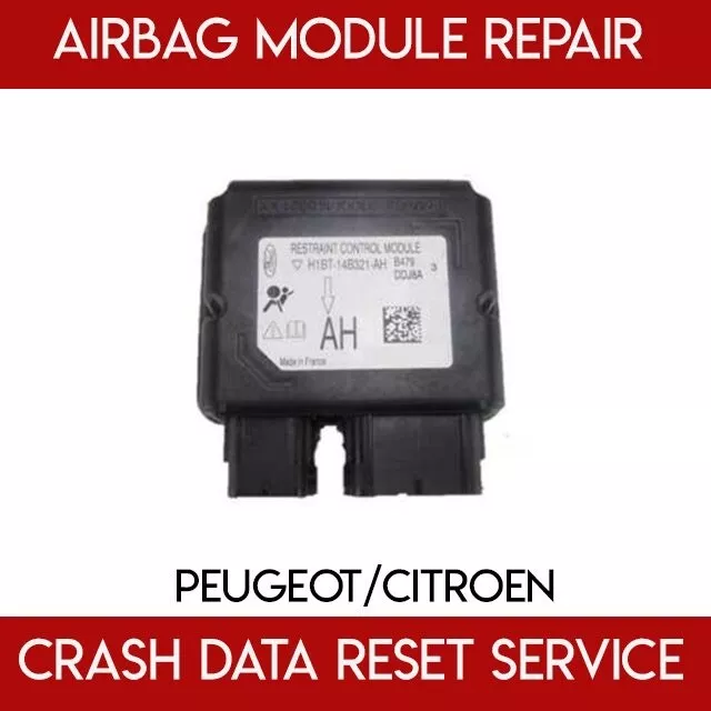 PEUGEOT/CITROEN AIRBAG CRASH Data Removal Srs Crash Data Reset C3 C4 C5 ...