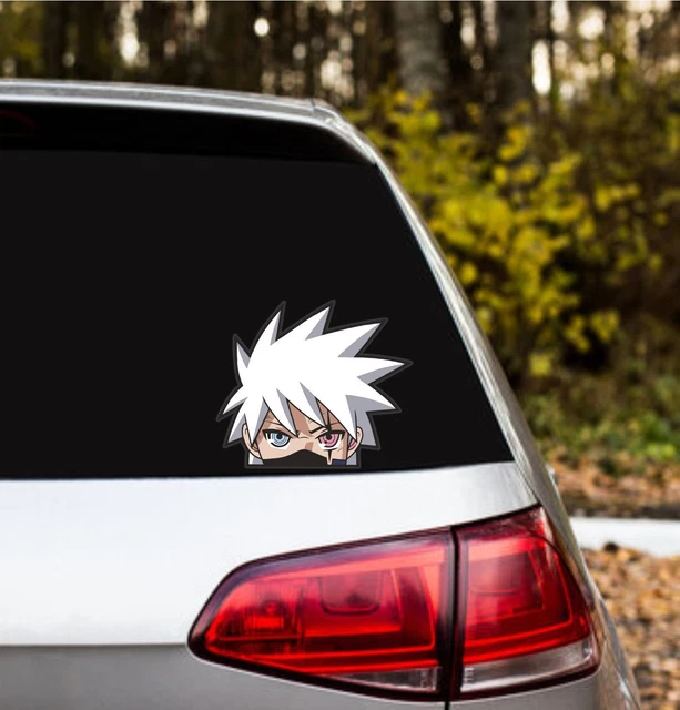 KAKASHI PEEK PEEKER Peeking Window Vinyl Decal Anime Naruto Ninja ...