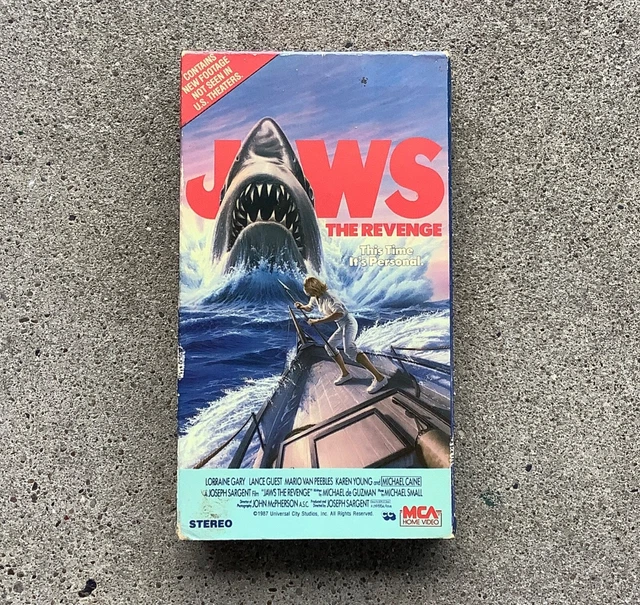 JAWS THE REVENGE VHS Rare 1987 MCA Canadian Release Horror Thriller ...