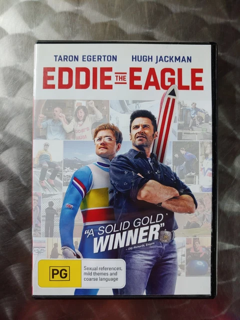 EDDIE THE EAGLE - Hugh Jackman, Taron Egerton - 2016 DVD Movie VGC $4. ...