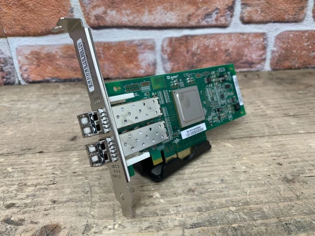 GENUINE HP 82Q 8Gb Dual Port PCI-e Fibre Channel HBA With 8GB SFP's ...