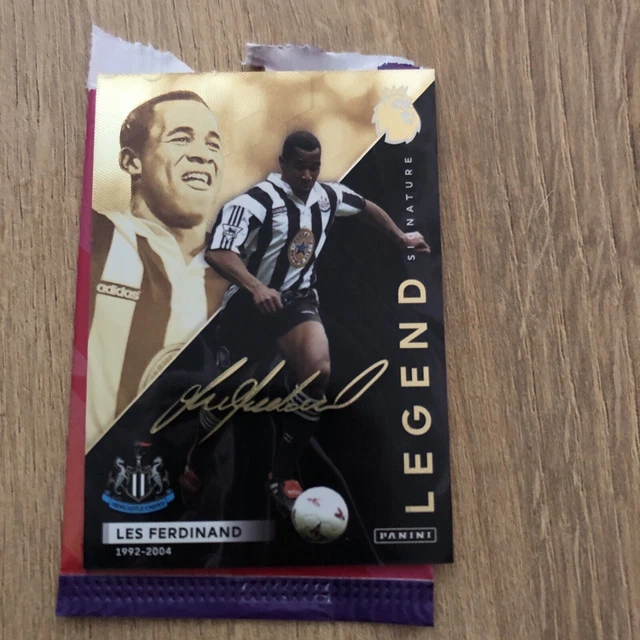 PANINI ADRENALYN XL Premier League 23/24 Les Ferdinand Legend Signature ...