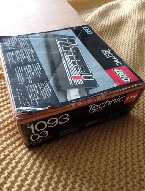 INTERFACE LEGO TECHNIC vintage scellée usine A 1093 03 rare rétro boîte ...
