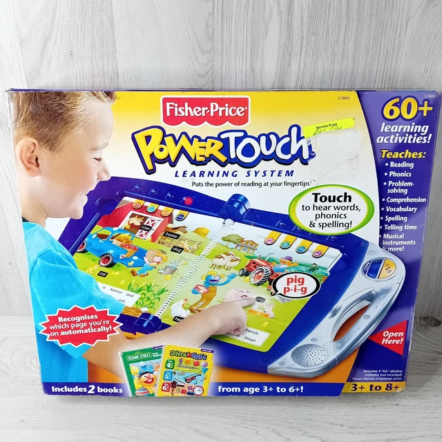 FISHER PRICE POWER Touch Learning System - Vintage 2004 Retro Kids Toy ...