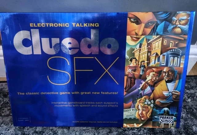 CLUEDO SFX ELECTRONIC Talking Board Game Complete Parker Hasbro 2003 £ ...