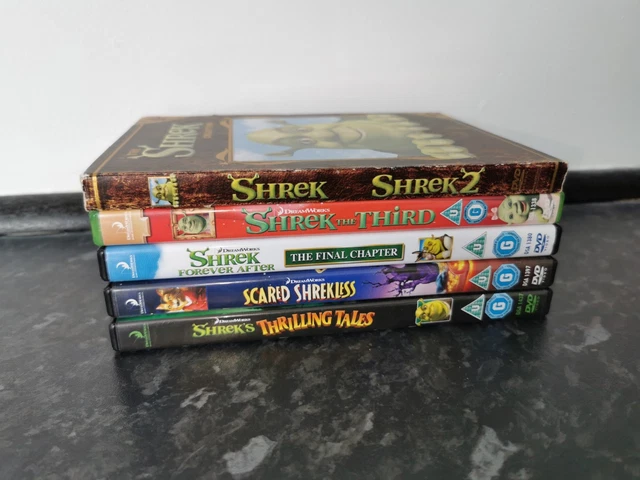 SHREK COMPLETE COLLECTION DVD Set 1-4 Plus Bonus DVDs £7.04 - PicClick UK