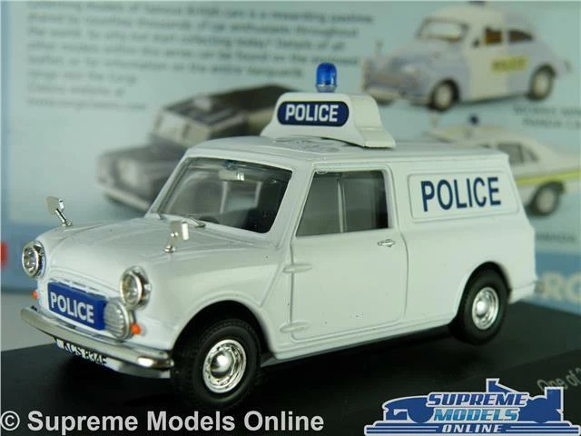 MORRIS MINI MODEL Police Van Ayrshire 1:43 Scale Vanguards Va01419 ...