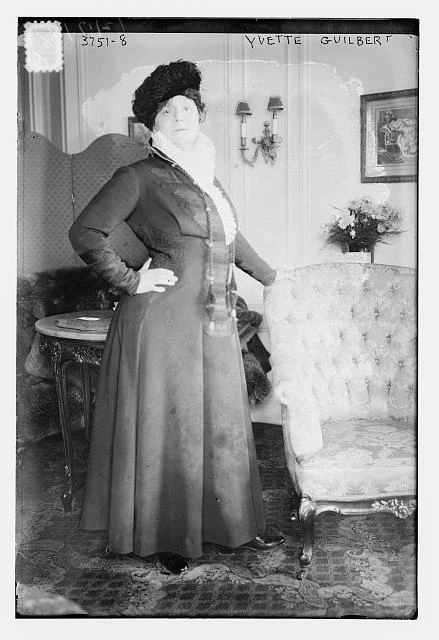 FRENCH CABARET SINGER And Actress Yvette Guilbert 1865 1944 c1900 Old ...